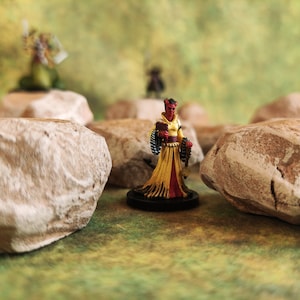 Rock Terrain Set Hand Painted | Big Rocks for Dungeons and Dragons ...