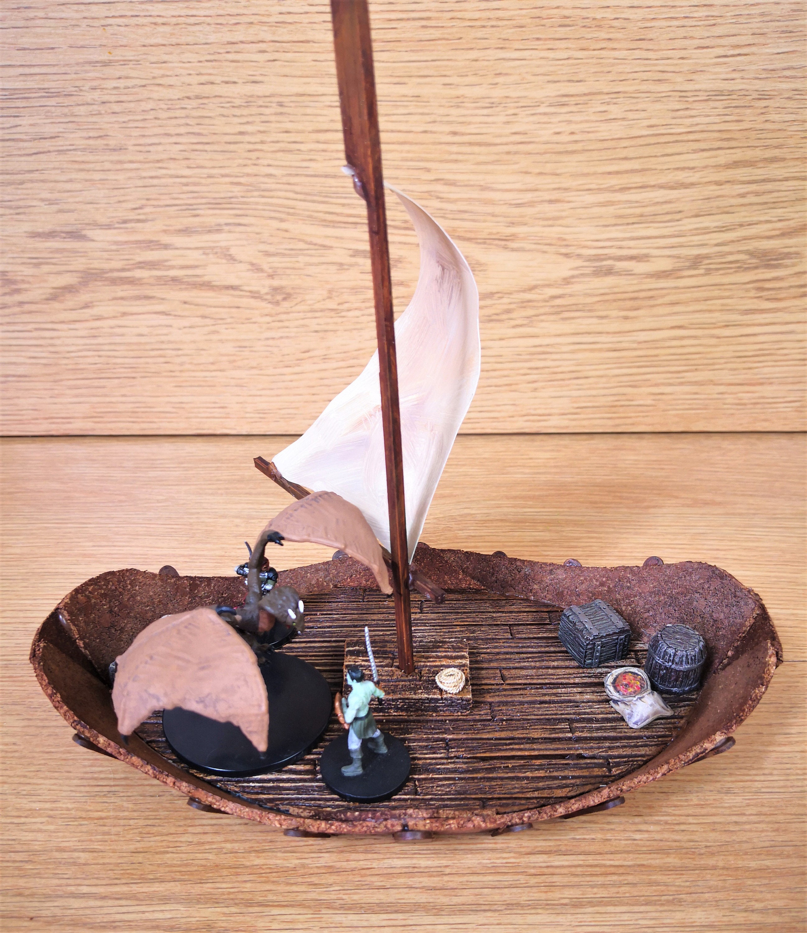 Sailing Boat Miniature for D&D TTRPG Painted Sailboat - Etsy UK