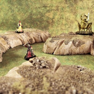 Dungeons and Dragons Dnd Desert Hills Scatter Terrain | Wargaming ...