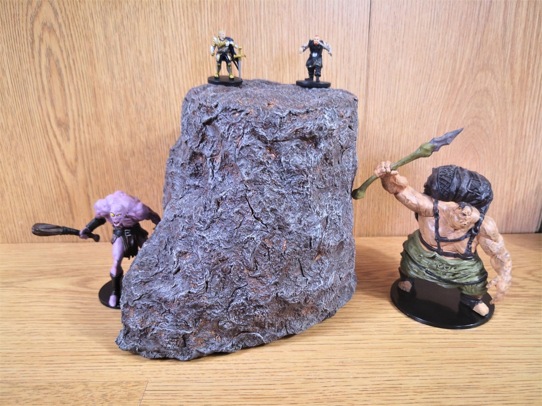 Painted Dnd Terrain Hill Dungeons and Dragons Scenery Handmade Dnd ...