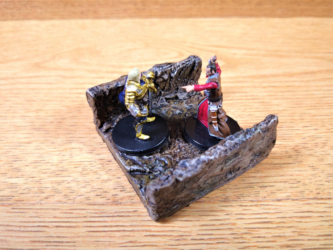 Dungeon Tiles Modular Cavern Tiles Corridor Tiles Set of 4 - Etsy UK