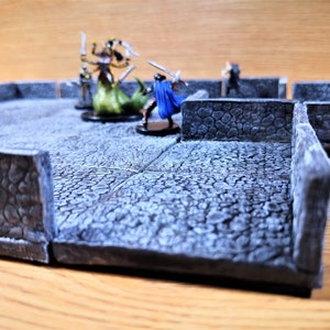 Dungeon Tiles Modular Dungeon Tiles Dungeon Tiles Basic Set of 24 Hand ...