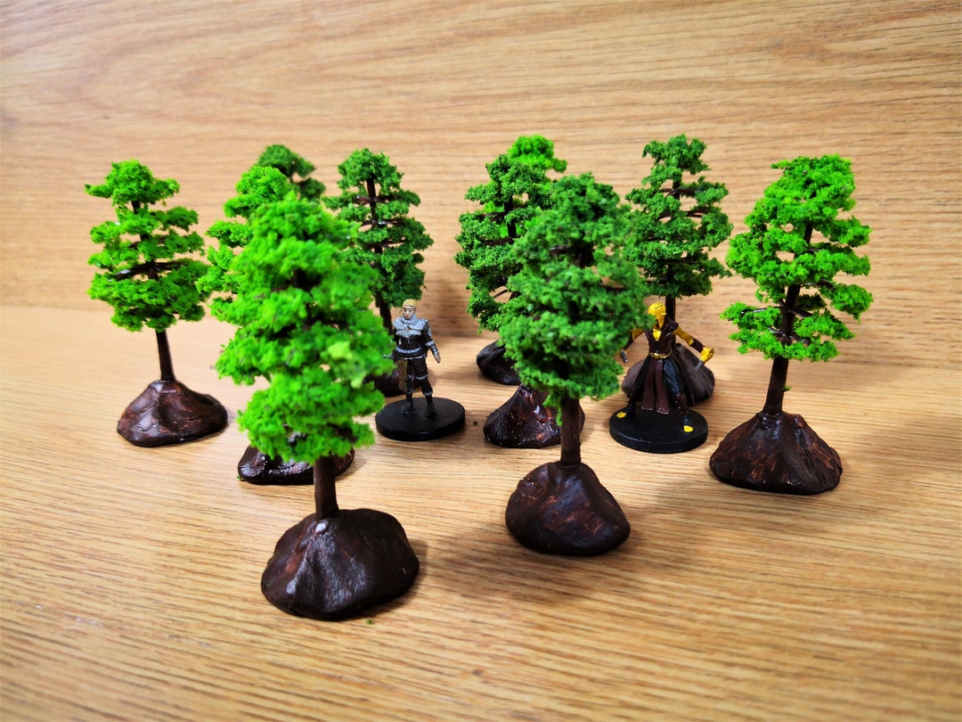 Scatter Terrain Trees for Dnd Assorted Playable Dnd Trees Tabletop ...