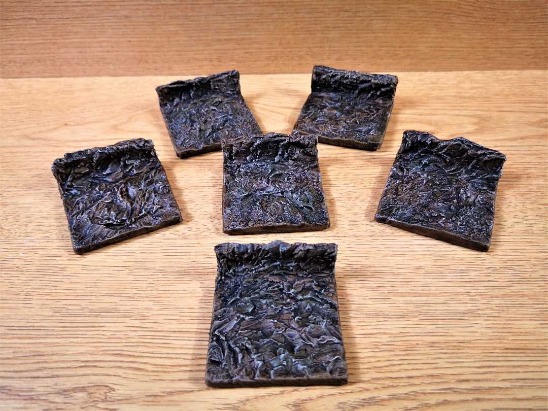 Dungeon Tiles Modular Cavern Tiles Single Wall Tiles Set of 6 Hand ...