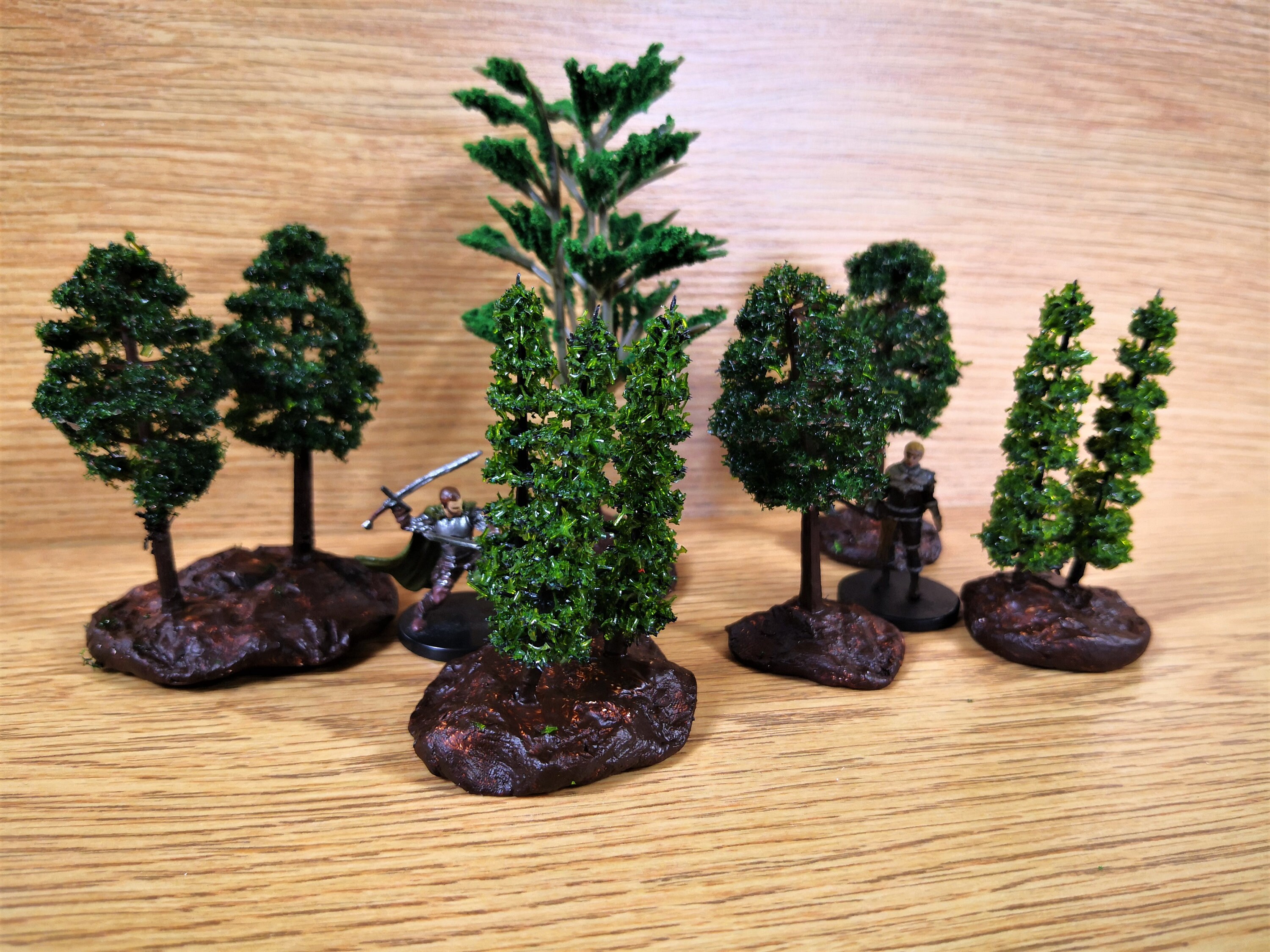 Scatter Terrain Trees for Dnd Assorted Playable Dnd Trees - Etsy
