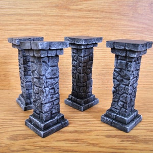 Painted Pillars for Dnd Tabletop Columns Dungeons and - Etsy