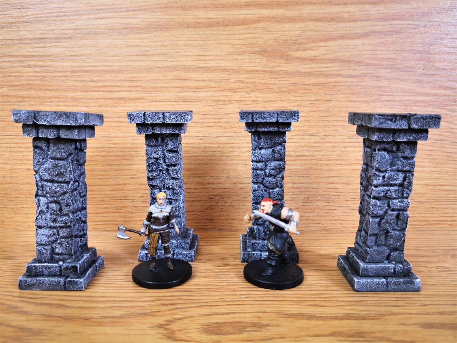 Painted Pillars for Dnd Tabletop Columns Dungeons and - Etsy
