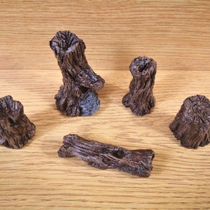 Painted Dnd Tree Stumps | Miniature Tree Trunks | Dungeons and Dragons ...