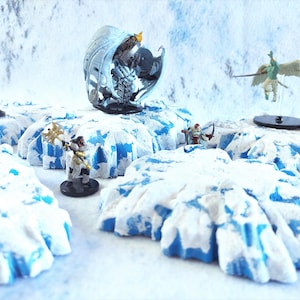 Dungeons and Dragons Snow Hills Scatter Terrain | Wargaming Winter ...