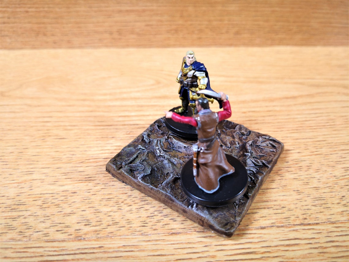 Dungeon Tiles Modular Cavern Tiles Flat Tiles Set of 6 | Etsy