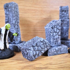 Painted Pillars for Dnd | Dungeons and Dragons Columns | Handmade Dnd ...