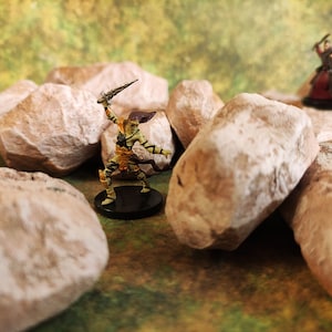 Rock Terrain Set Hand Painted | Big Rocks for Dungeons and Dragons ...