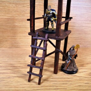 Painted Watch Tower Miniatures for Dungeons and Dragons | Dnd Guard ...