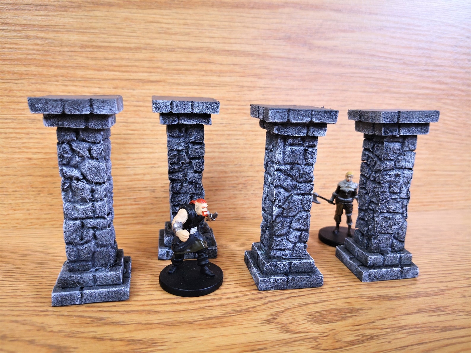 Painted Pillars for Dnd Tabletop Columns Dungeons and - Etsy