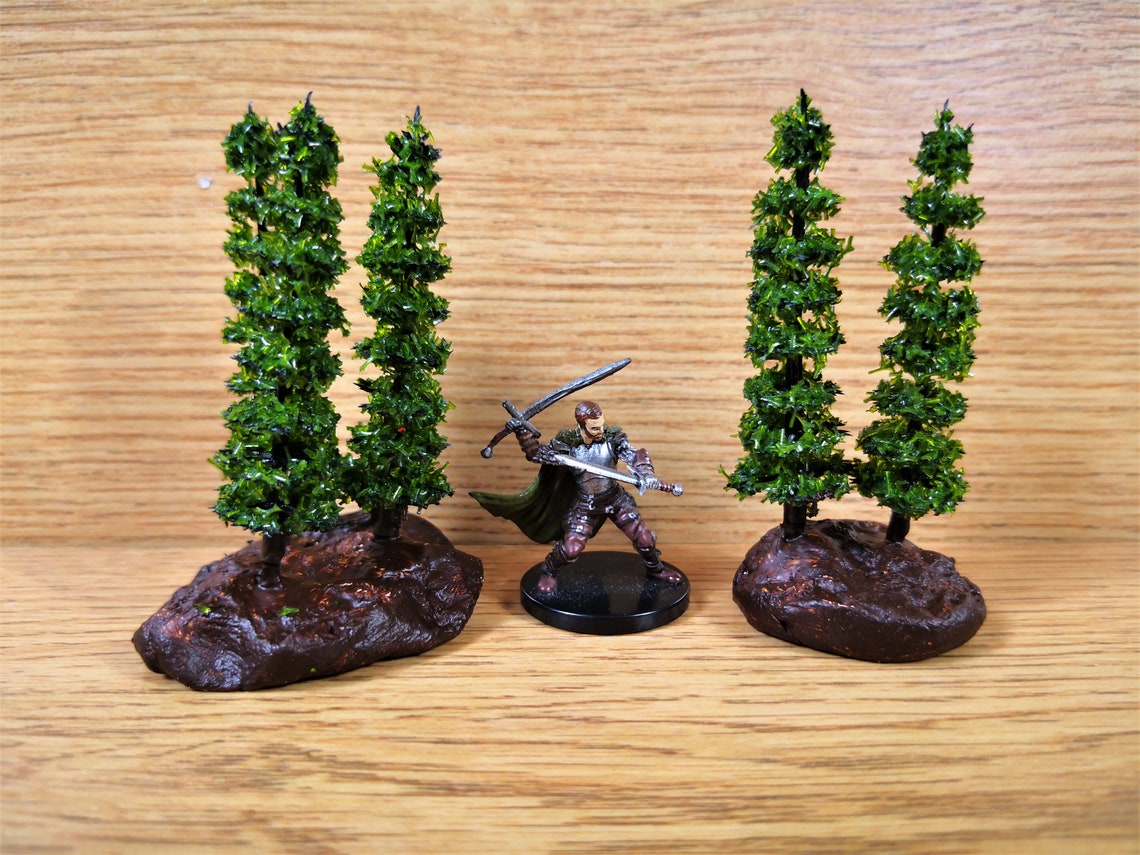 Scatter Terrain Trees for Dnd Assorted Playable Dnd Trees - Etsy