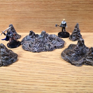 Cavern Terrain Stalagmites & Rocks | Dungeons and Dragons Scenery ...