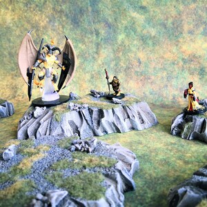 Wargame Rocky Hills Scatter Terrain | Wargaming Terrain | Dungeons and ...