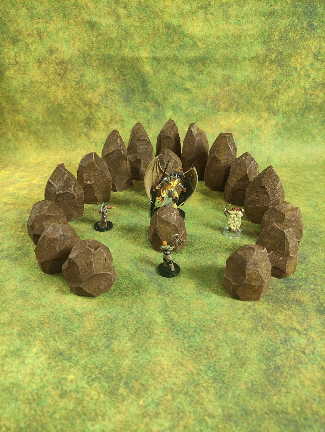 Tall Rocks for D&D | Dnd Individual Brown Stones | Wargaming Rock ...