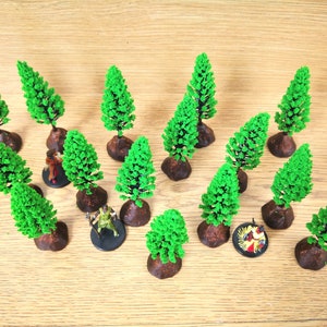 Scatter Terrain Trees for Dnd Assorted Playable Dnd Trees Tabletop ...