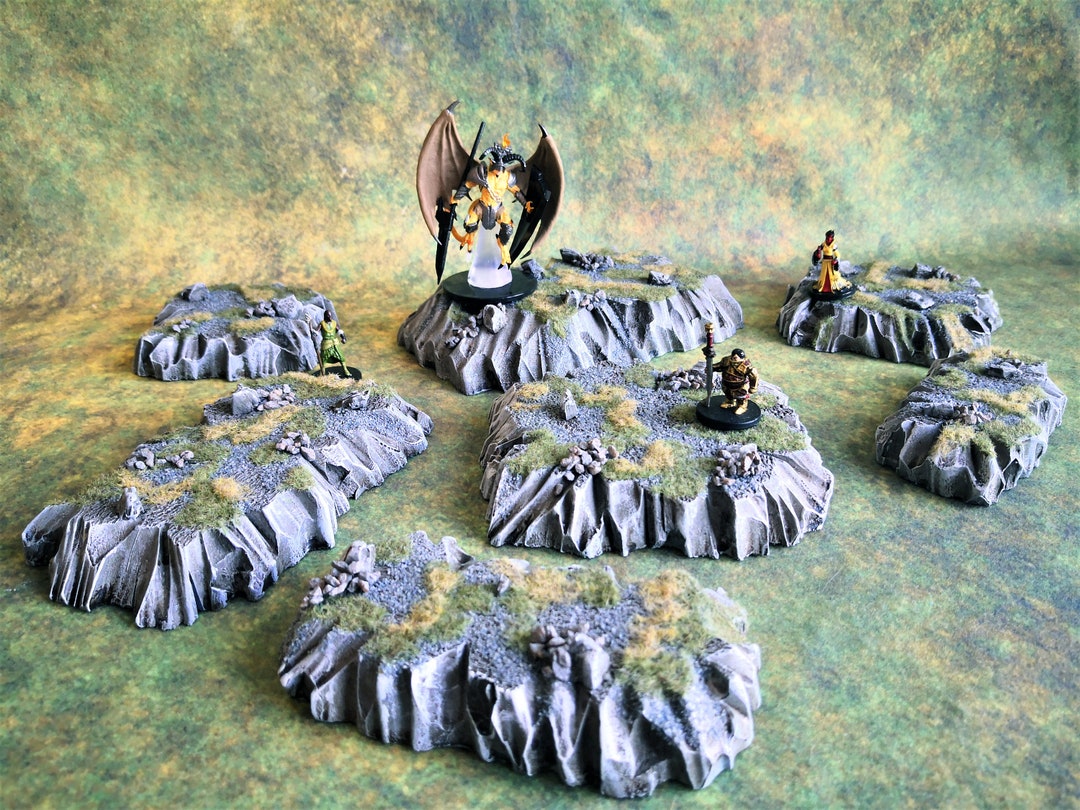 Wargame Rocky Hills Scatter Terrain | Wargaming Terrain | Dungeons and ...