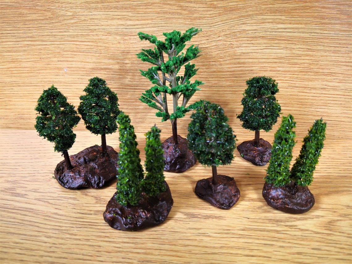 Scatter Terrain Trees for Dnd Assorted Playable Dnd Trees - Etsy
