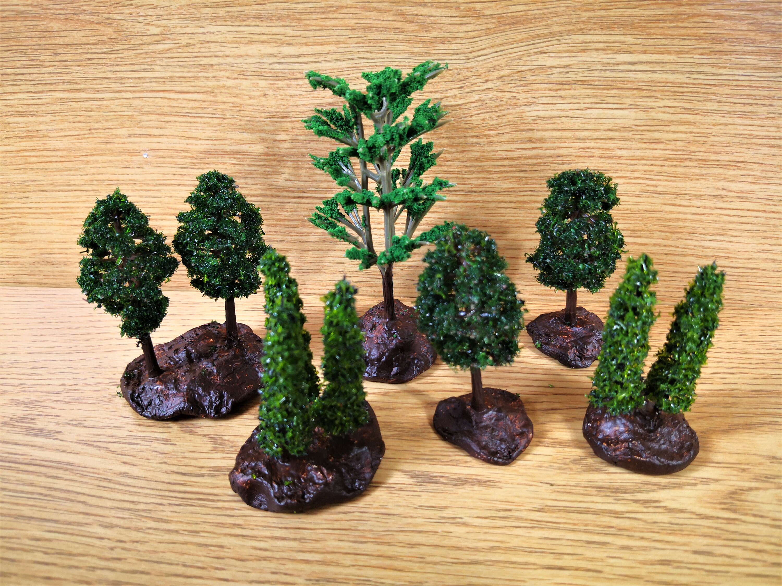 Scatter Terrain Trees for Dnd Assorted Playable Dnd Trees - Etsy