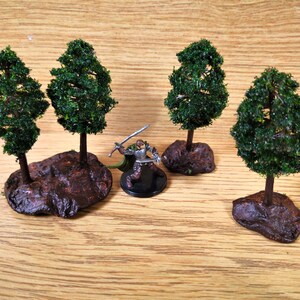 Scatter Terrain Trees for Dnd | Assorted Playable Dnd Trees | Tabletop ...