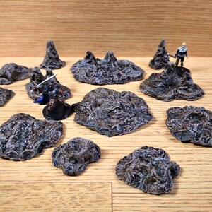 Cavern Terrain Stalagmites & Rocks | Dungeons and Dragons Scenery ...