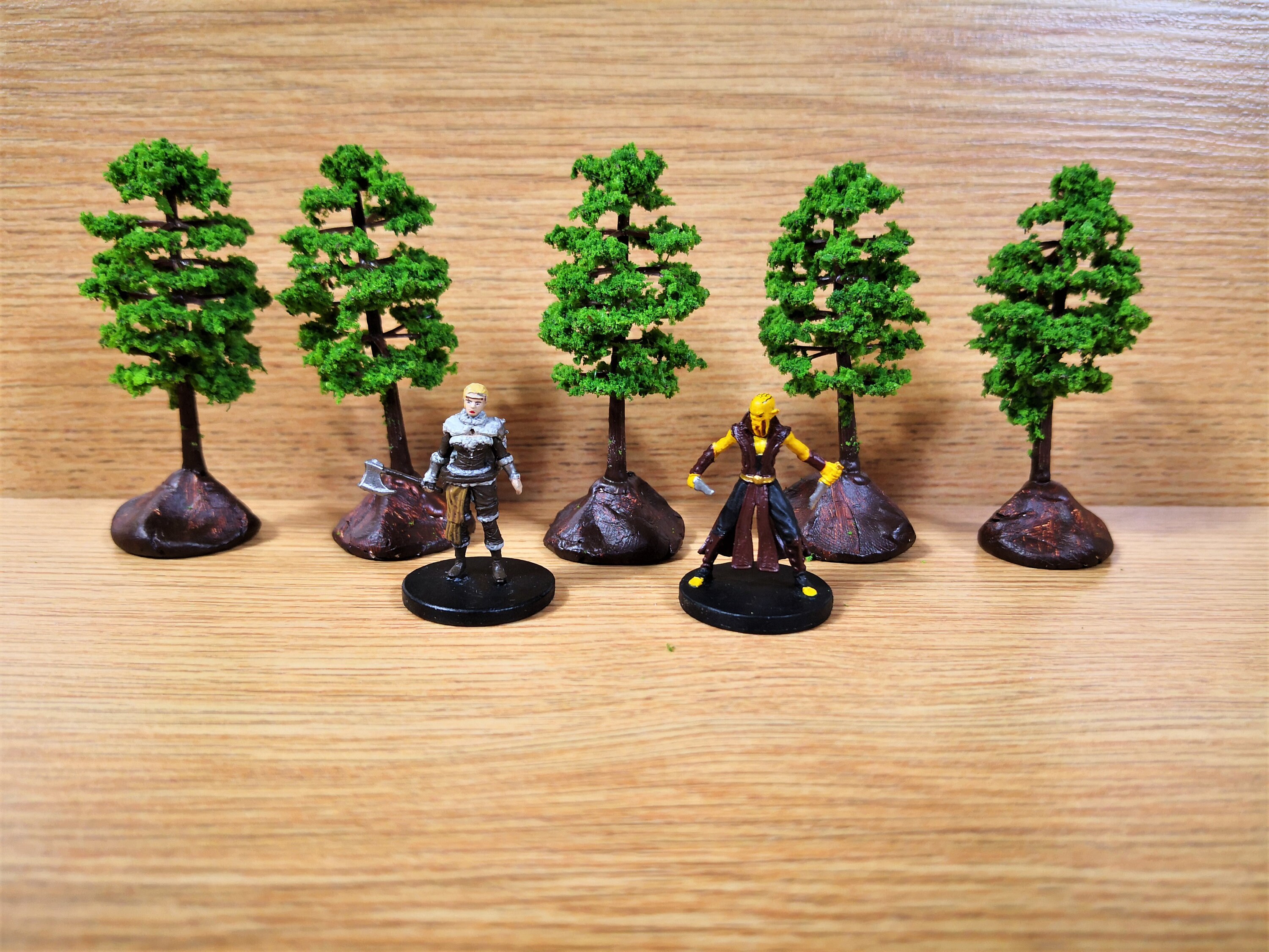Scatter Terrain Trees for Dnd Assorted Playable Dnd Trees | Etsy