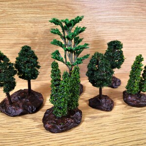Scatter Terrain Trees for Dnd | Assorted Playable Dnd Trees | Tabletop ...