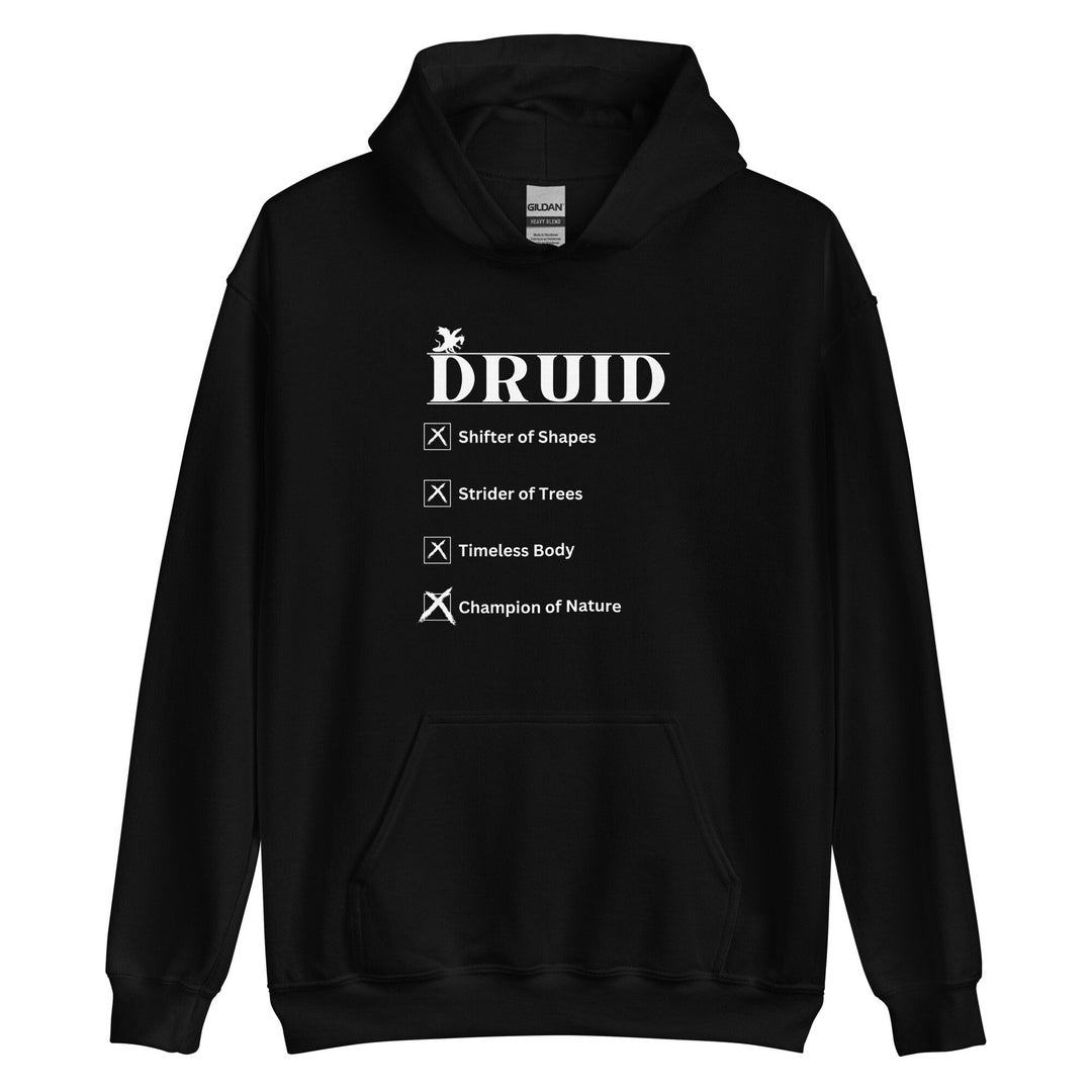 Dungeons and Dragons Dnd Hoodie Druid D&D Hoody Druid Class Unisex ...