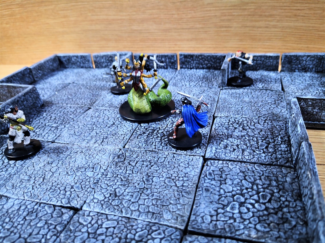 Dungeon Tiles Modular Dungeon Tiles Dungeon Tiles Basic - Etsy
