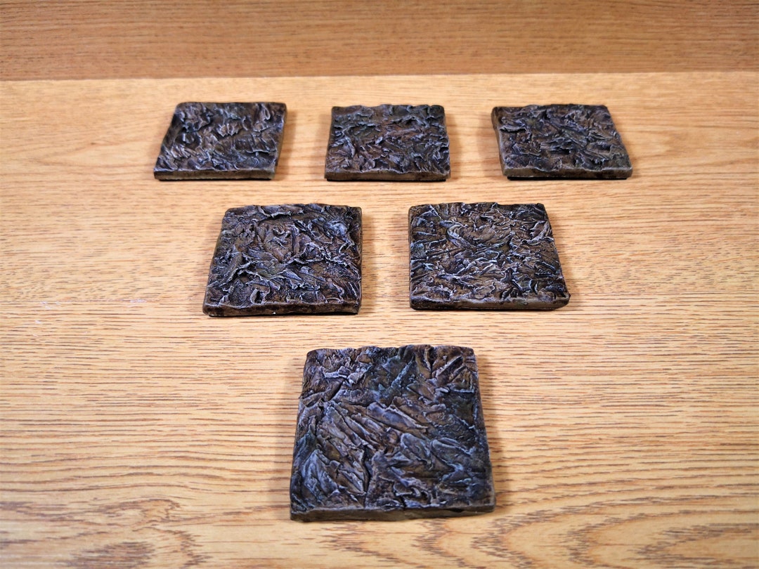 Dungeon Tiles | Modular Cavern Tiles | Flat Tiles Set of 6 | Hand ...