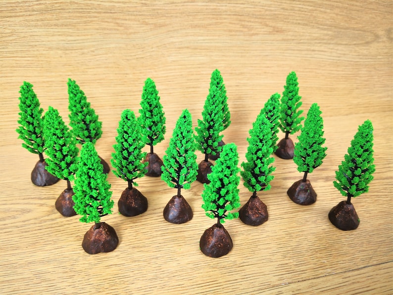 Scatter Terrain Trees for Dnd Assorted Playable Dnd Trees - Etsy