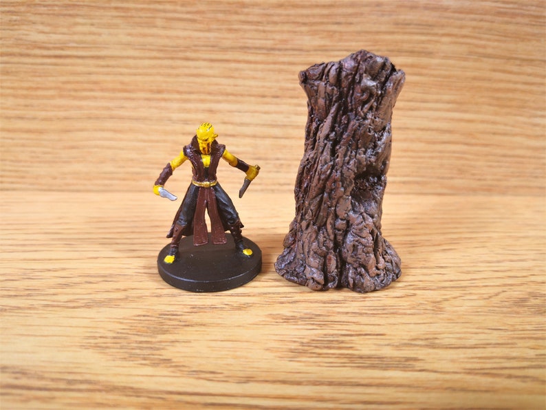 Painted Dnd Tree Stumps Miniature Tree Trunks Dungeons and - Etsy
