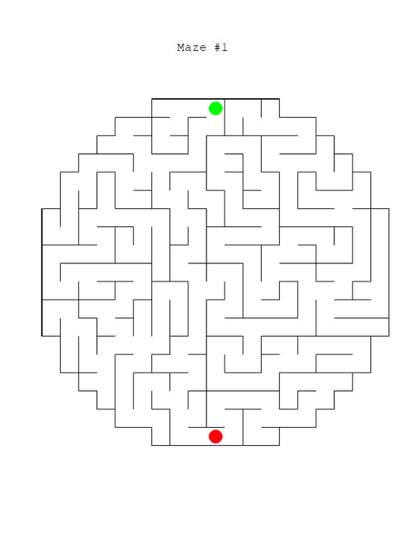 50 Mazes With Cover Page and Solutions 102 Pages - Etsy