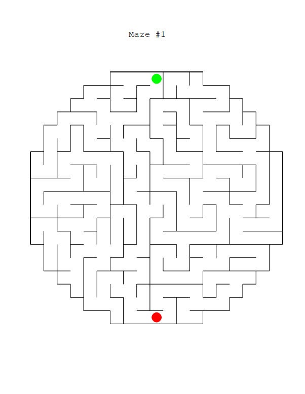 50 Mazes With Cover Page and Solutions 102 Pages - Etsy