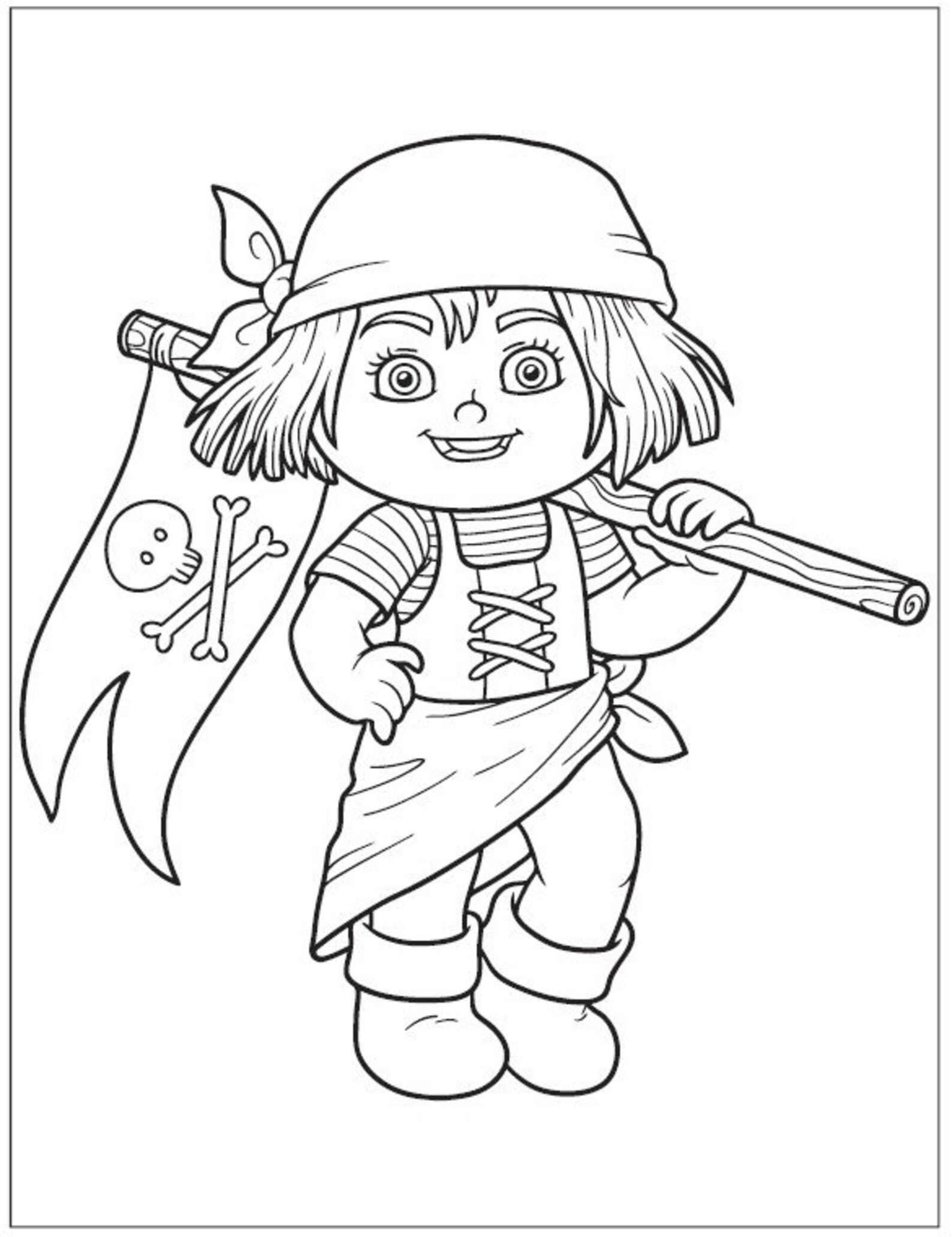 20 Pirate Coloring Pages Plus Title Page. - Etsy