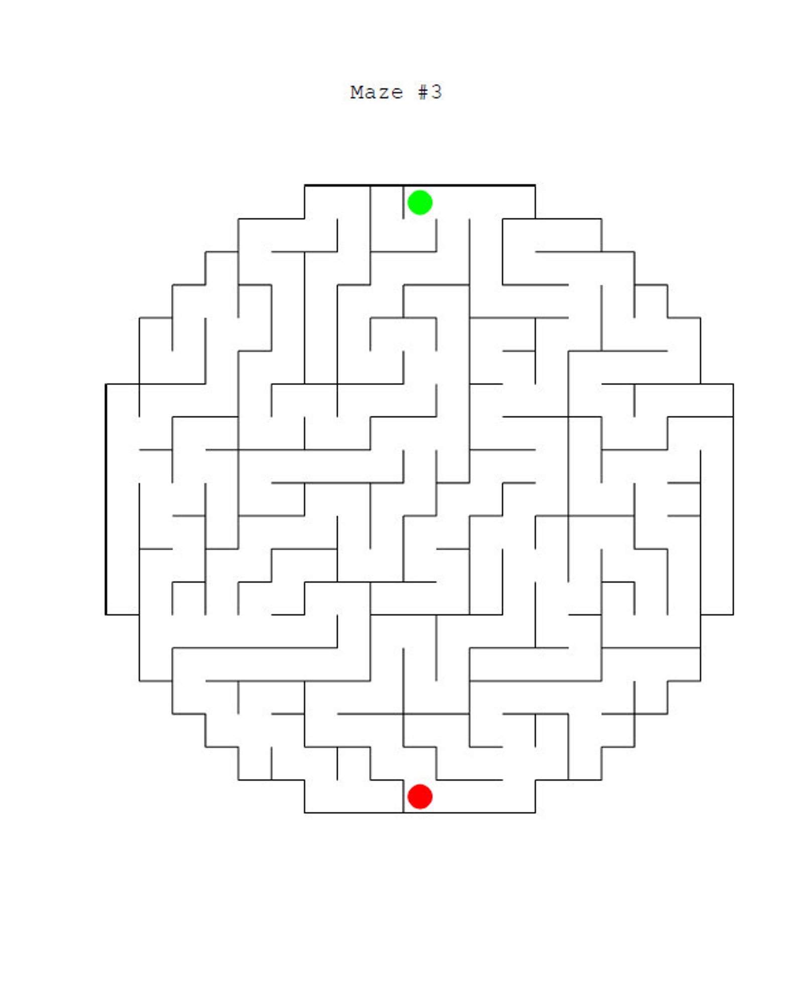 50 Mazes With Cover Page and Solutions 102 Pages - Etsy