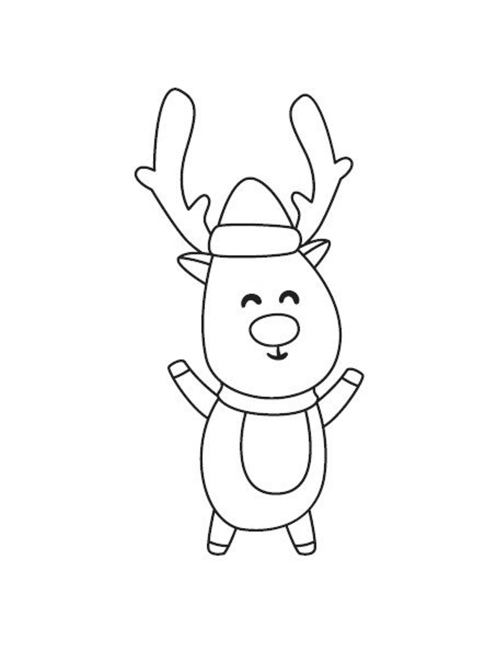 100 Kids Christmas Coloring Pages (santa, Snowman, Reindeer, Elves, and ...