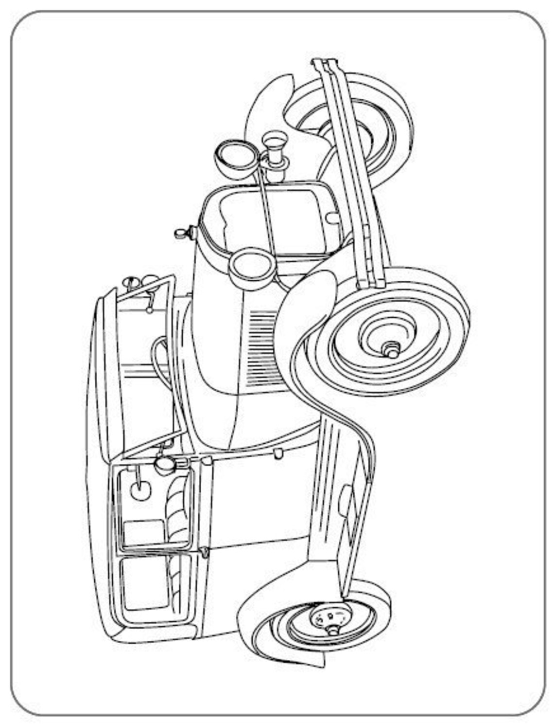 20 Car Coloring Pages - Etsy