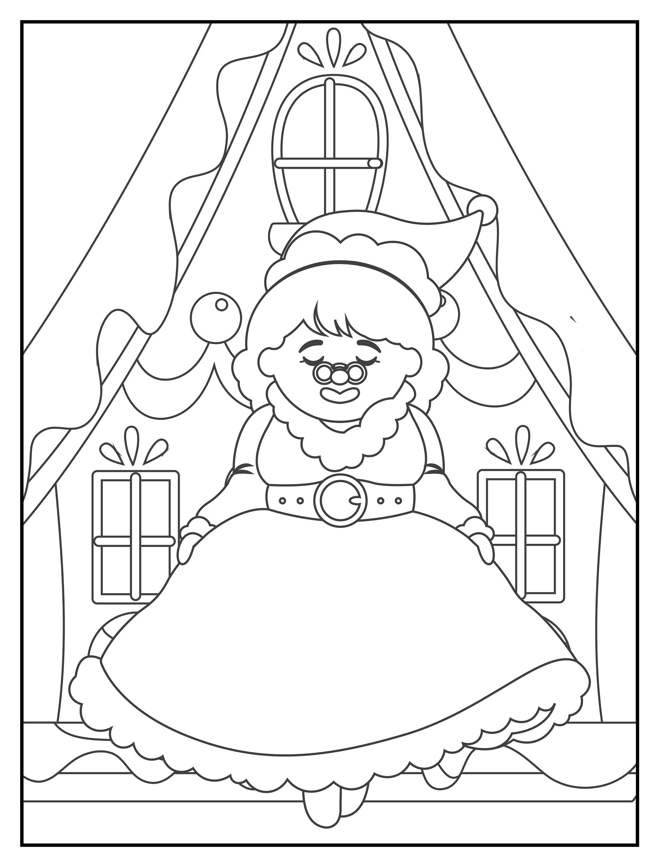 Printable Christmas and Winter Theme Coloring Book 40 Pages (digital ...
