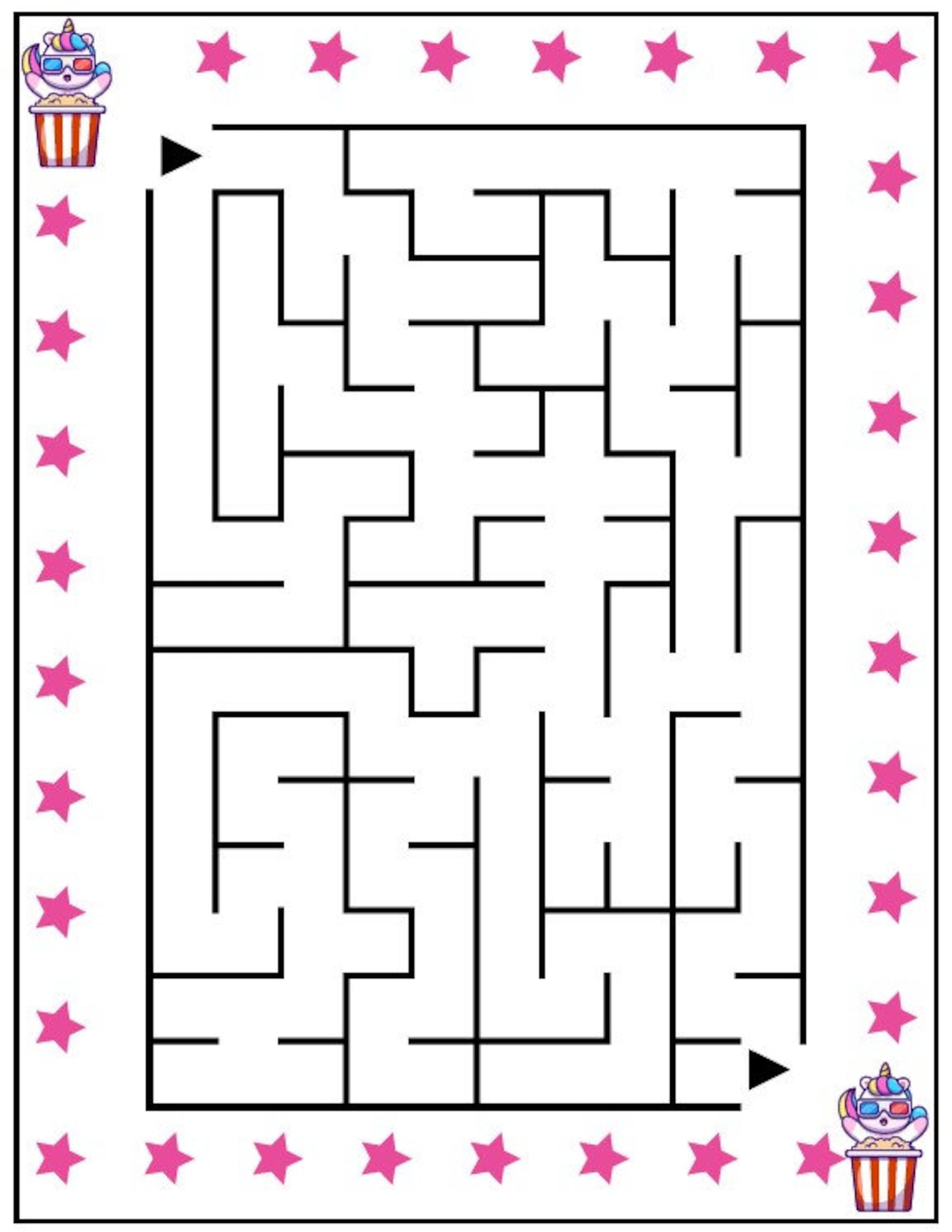 100 Mazes for Kids or Adults - Etsy