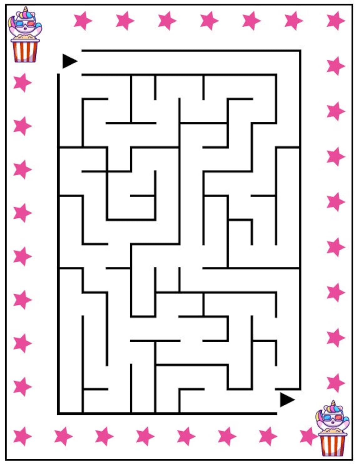 100 Mazes for Kids or Adults - Etsy