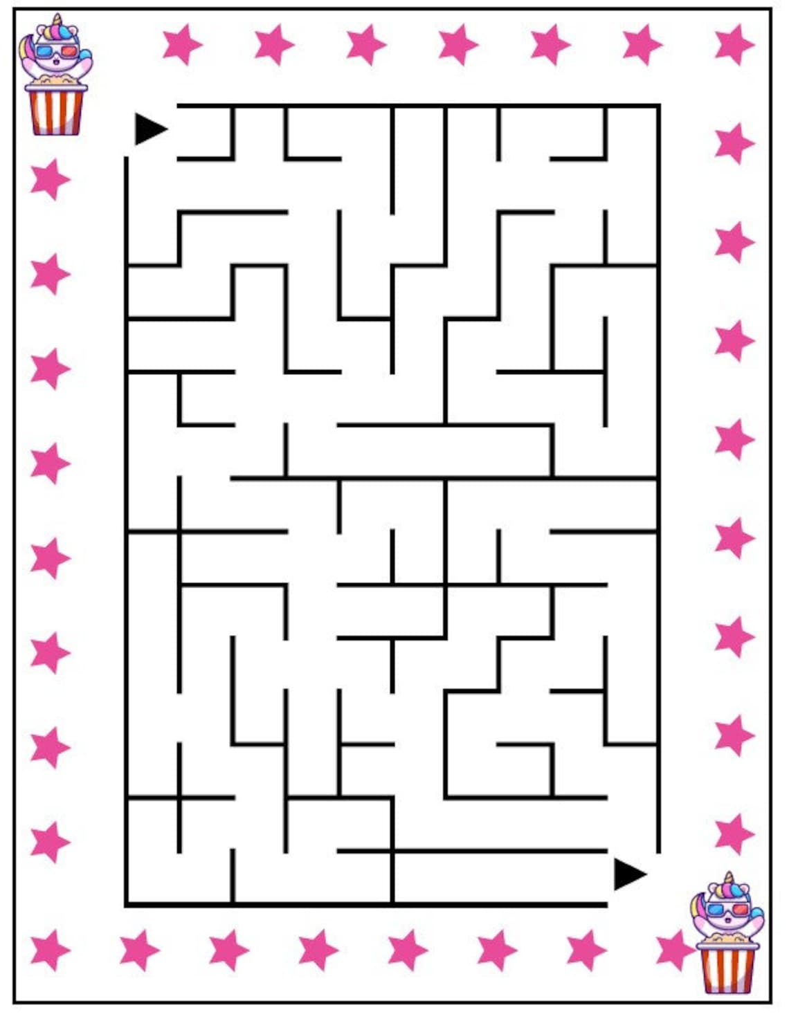 100 Mazes for Kids or Adults - Etsy
