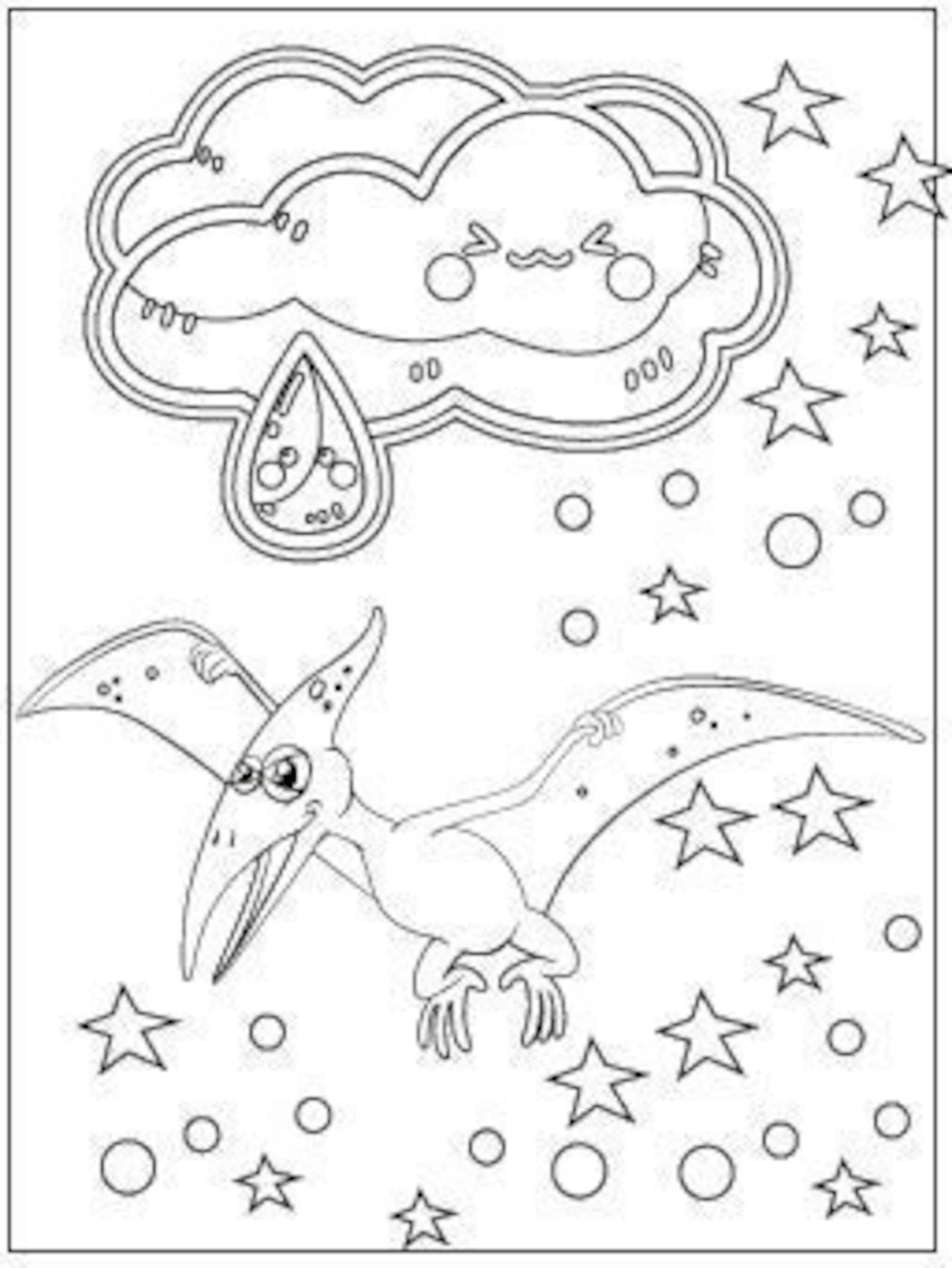 30 Dinosaur Coloring Pages digital Download - Etsy