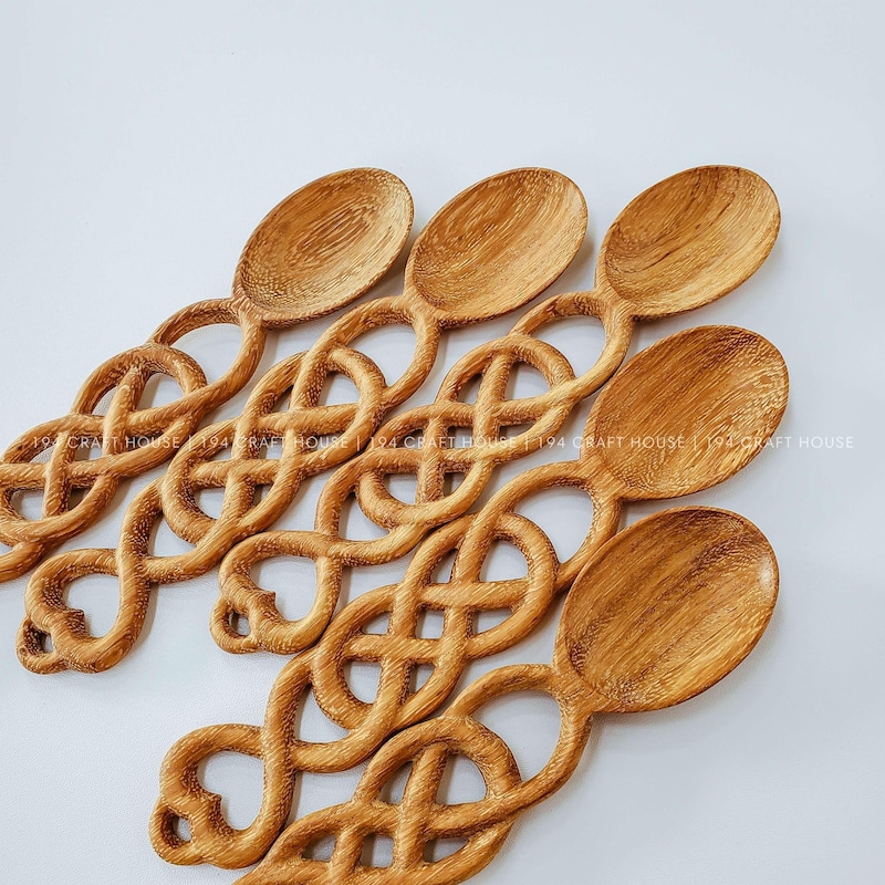 Wooden Carved Love Spoons - Etsy Canada