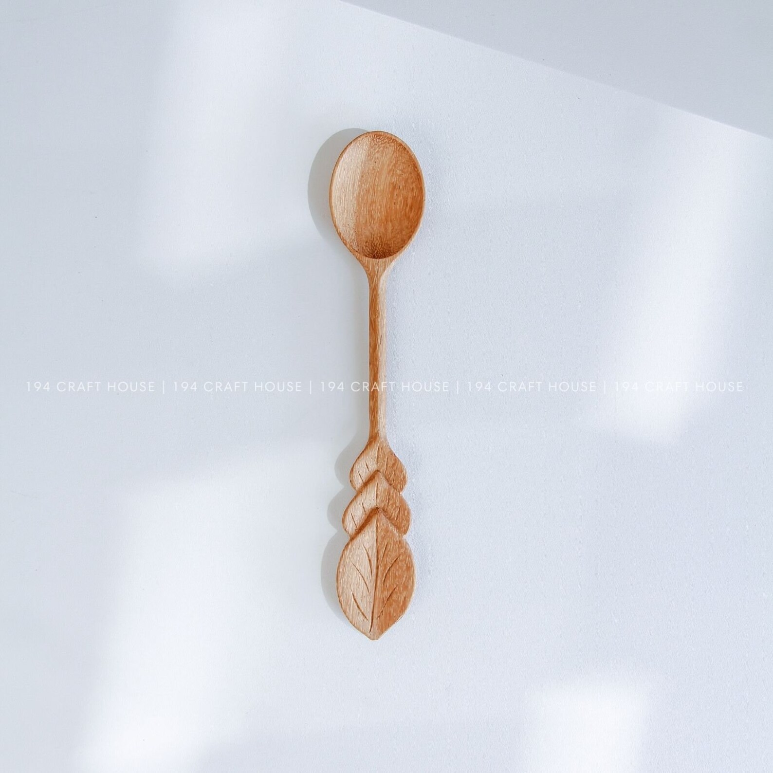 Handmade Wood Leaf Spoon: Personalized Engraved Gift - Etsy