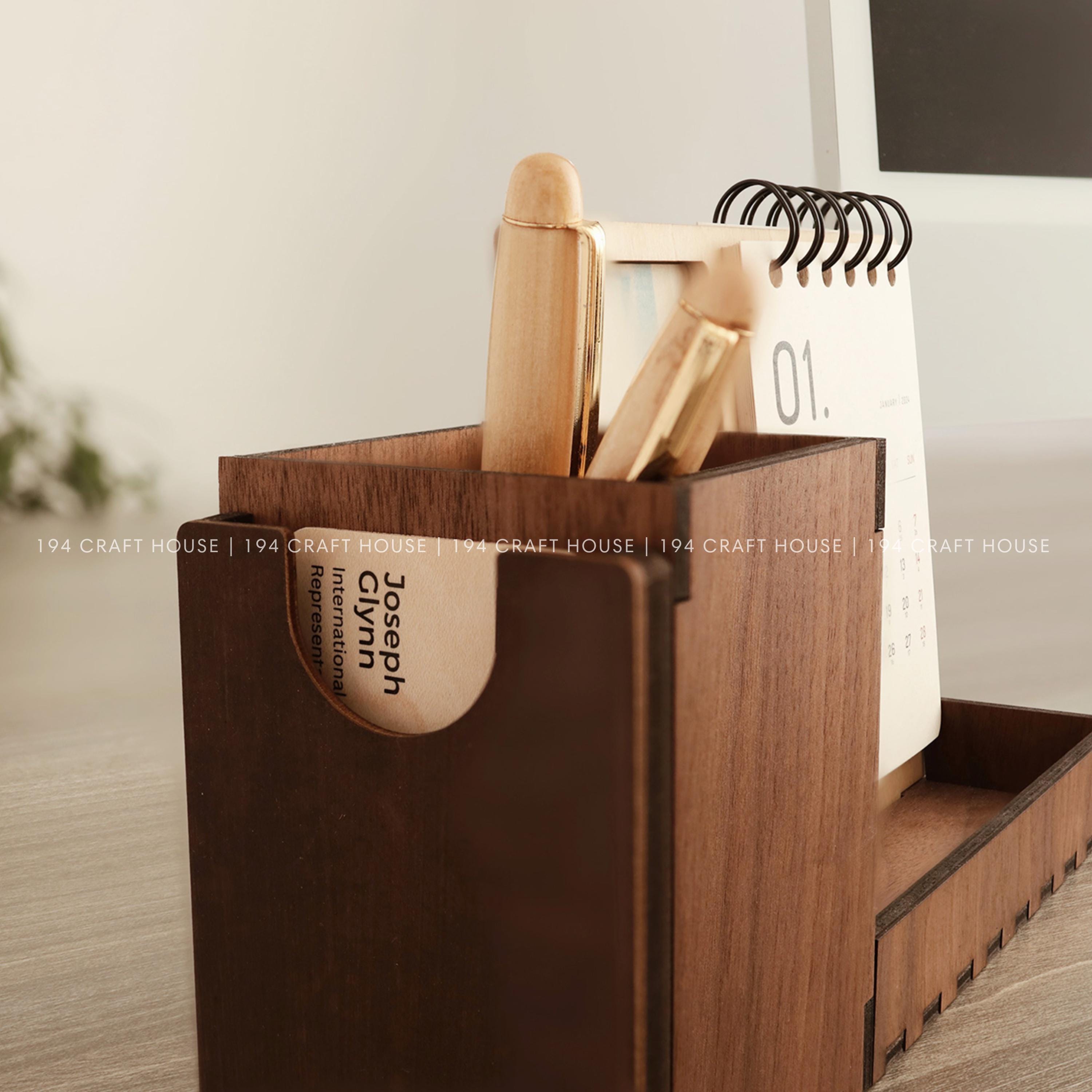 Customized Calendar With Image, Multi-function Wood Desk Calendar With ...