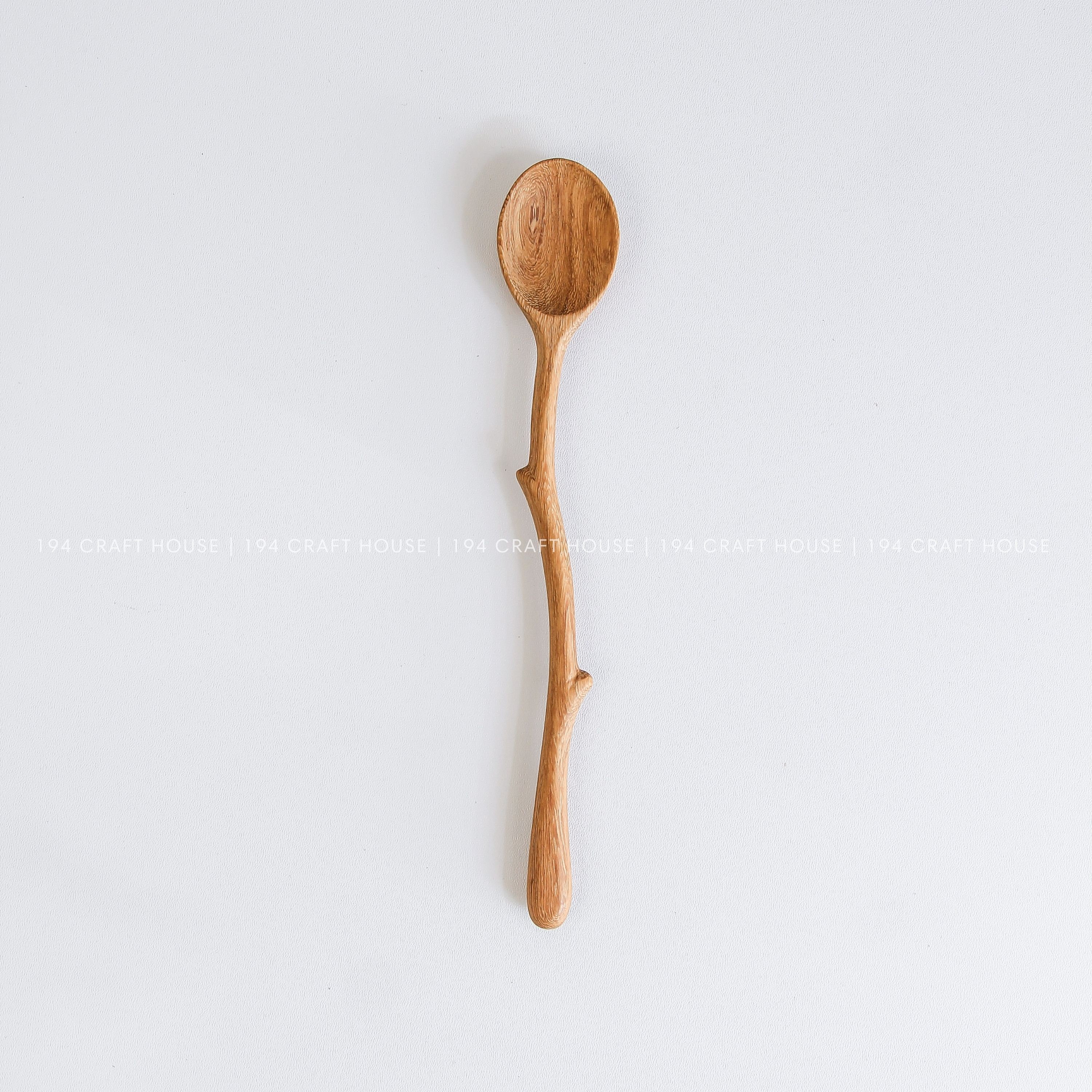 Handcrafted Twig Wooden Spoon for Stirring, Mixing, Drinking, Tasting ...
